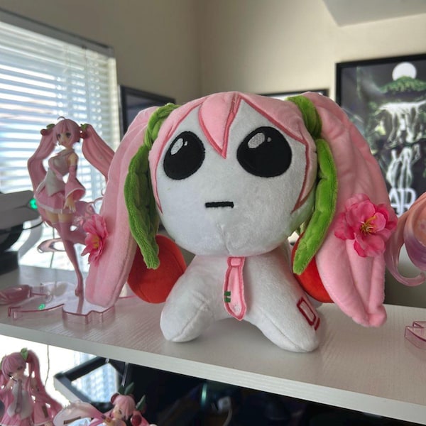 YIPPEE Hatsune Miku Sakura. Tbh. イッペイ. Plush Toy. Size 9 Inch (23 Sm ...
