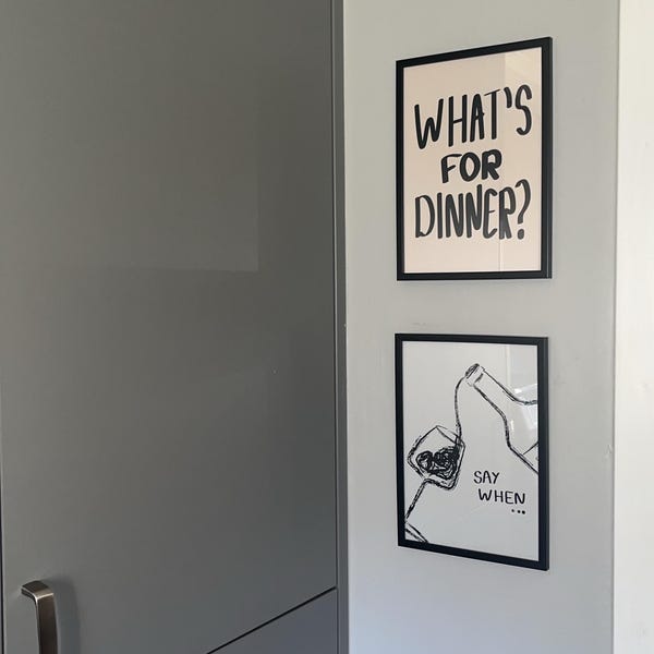 Say When Poster Wine Print Wine Poster Say When Wine Glasses Poster ...