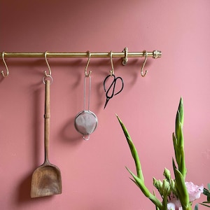 Hanging Copper Clothes Rail Clothes Rack Hanging Rail | Etsy