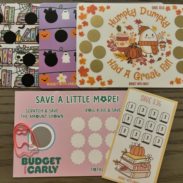 Savings Challenge Printable for Cash Stuffing A6 Savings Challenge ...