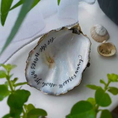 Love Life Live . Oyster Shell Calligraphy . Word Art . Beautiful ...