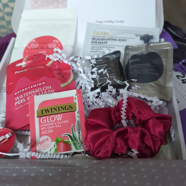 Pamper Gift Box for Her Teenage Tween Birthday Sleep Over Pamper Self ...