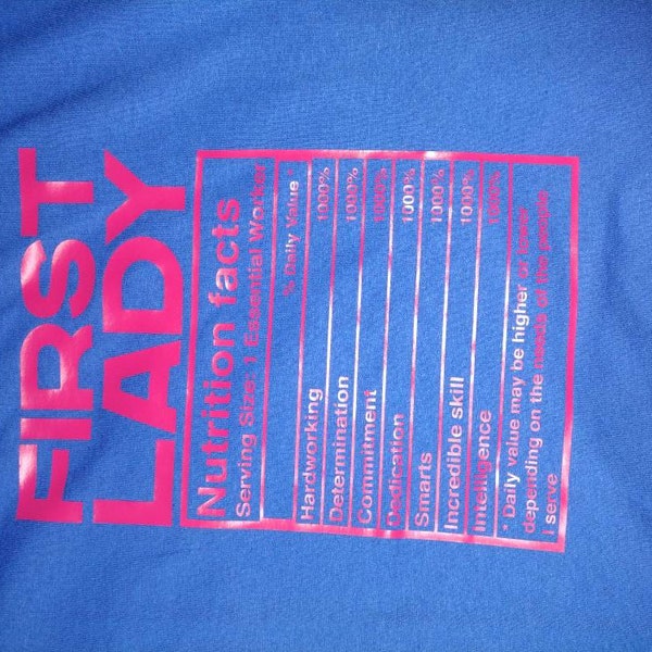 First Lady Facts Shirt Vector Design, Sign, Idea Gift, Sign Svg, PNG ...