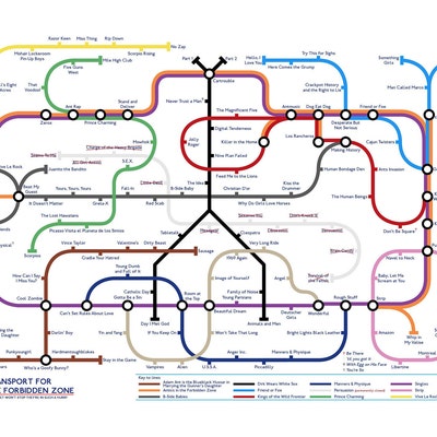 Doctor Who Tube Map A3 Art Print - Etsy UK