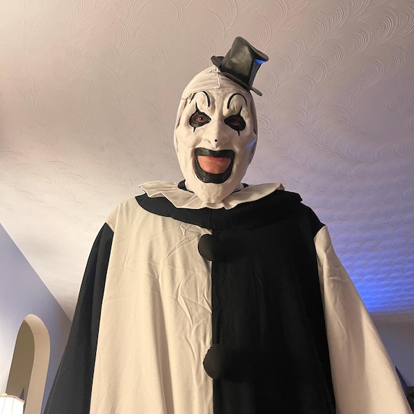 Scary Clown Mime Psycho Mask (no Mouth) Costume Prop Jason Voorhees ...