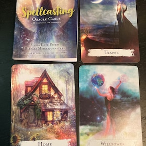 Spellcasting Oracle Cards With Guidebook by Flavia Kate Peters ...