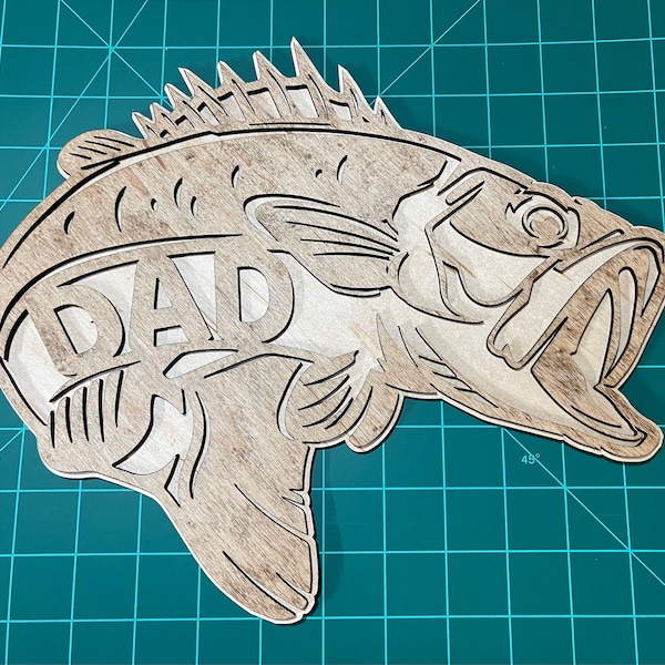 Bass Father's Day Sign-dad-grandpa-uncle-papa-blank One for ...