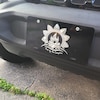 Will Run License Plate Vanity Front Car Tag Engraved / Diamond Etched ...