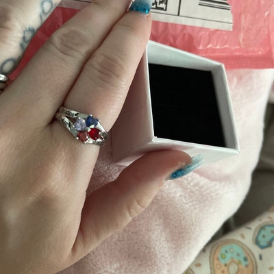 STERLING SILVER Custom Name Ring Personalized Name Ring for Women 2 ...