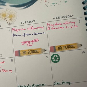 FILL IN BLANK Schedule Label Planner Sticker for Planner or Calendar - Etsy