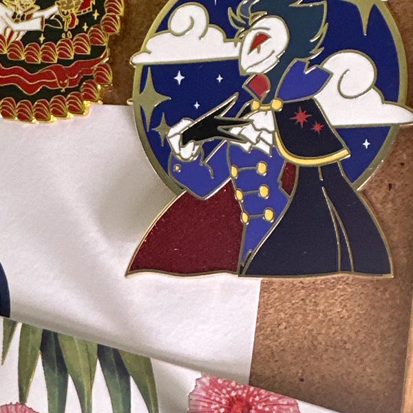 Prince Stolas Enamel Pin - Helluva Boss - Etsy