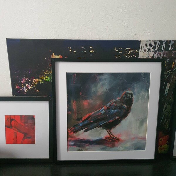 Rabbit Poster, Animal Wall Art, Print From Original Bunny Painting ...