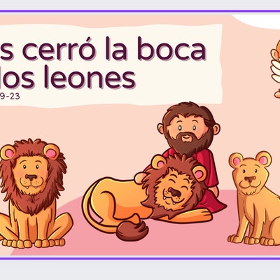 Daniel and the Lions Den Clip Art Collection Bible Story - Etsy