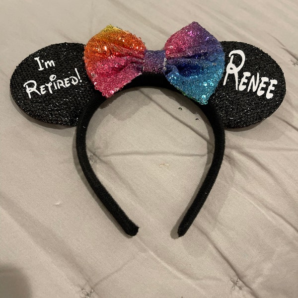 Disney Cheer Summit 2024 Mickey & Minnie Personalized Disney Ears - Etsy