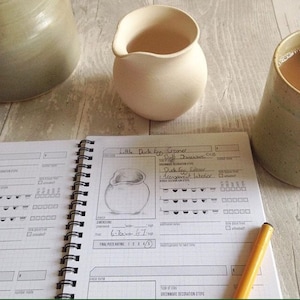 Handbuilding Claynotes Print-at-home Booklet Record Your Ceramics ...
