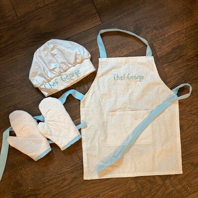 Children's Chef Set Sewing Pattern, PDF Pattern, Apron Pattern, Pdf ...