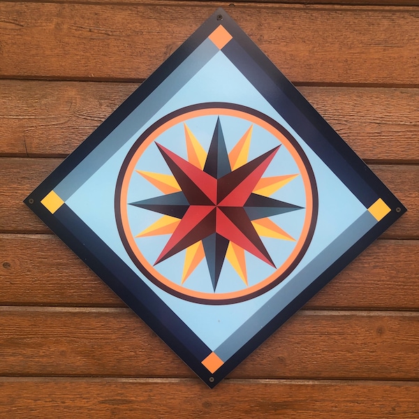 Barn Quilt Address Number / Sign Post - 3 Sides, 4"x4 X24" PVC Post ...
