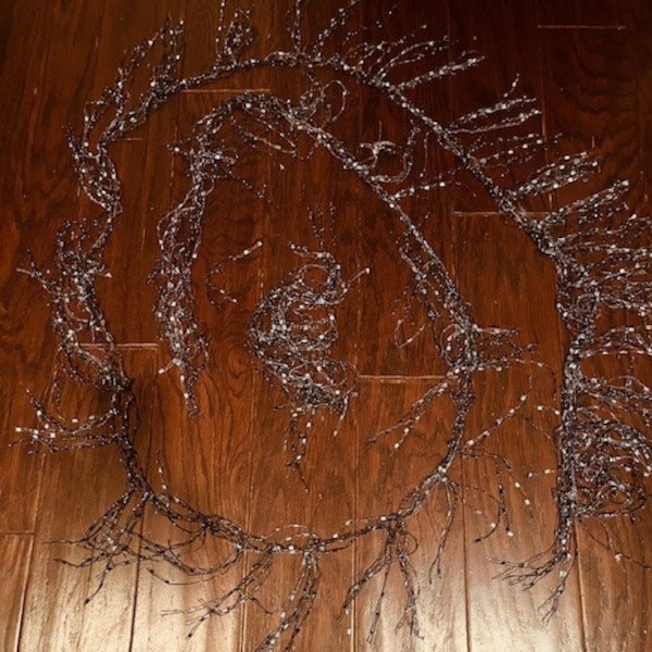 Denim Scarf, Blue Denim Scarf, Scarf Necklace, Denim Scarf Jewelry ...