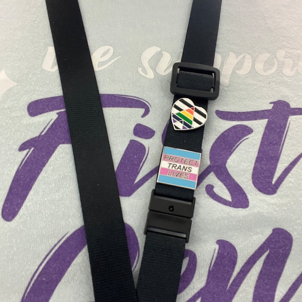 Protect Trans Lives Enamel Pin Badge • Trans Rights LGBTQ Queer Pride ...