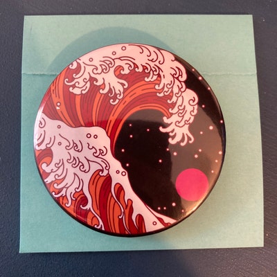 Aroace Pin Button, Abstract Aro Ace Art Gift, Discreet Aromantic ...