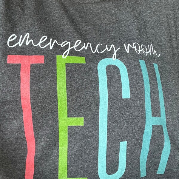 Emergency Room Tech Shirt, Emergency Room Tech Gift,er Tech Shirt ...