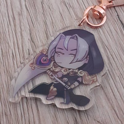 Hades Game Mini Acrylic Charms Keychains Video Game Keychain - Etsy