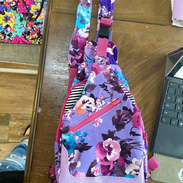 Wayfarer Sling Backpack PDF Sewing Pattern: Unisex Crossbody Bag - Etsy ...