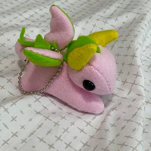 Customizable Plush Dragon Keychain - Etsy