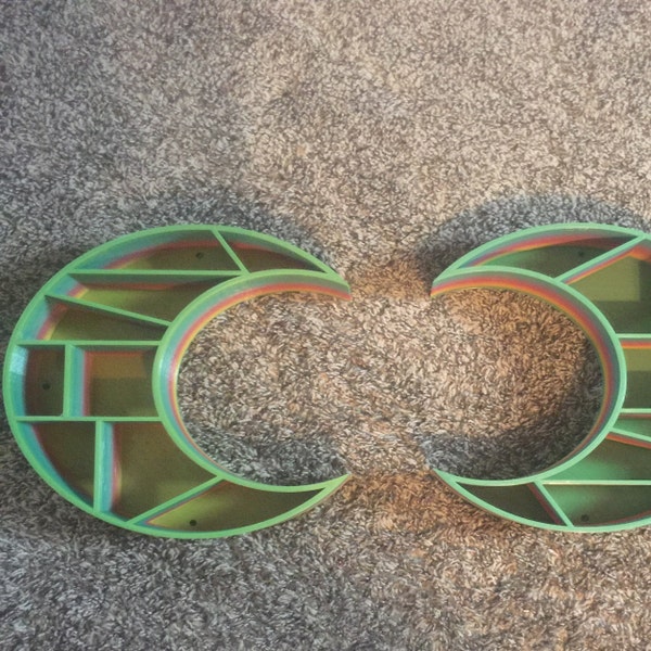 3D Printed Large Crescent Moon Shelf (read Description) - Etsy