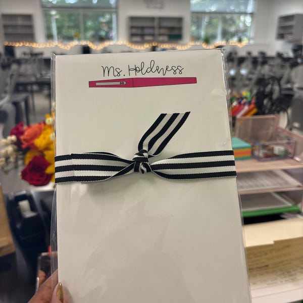 Flair Pen Personalized Notepad | Customized Note Pad | Jotter Pad ...