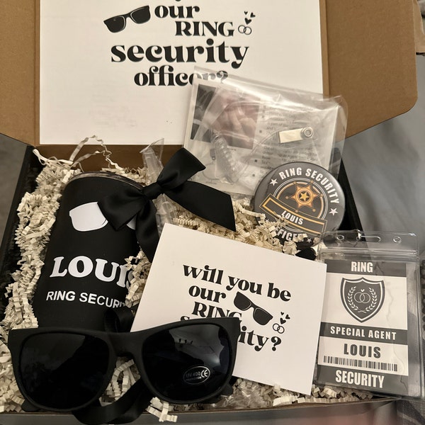 Ring Bearer Proposal Gift Box Set, Personalized Ring Bearer Gift Ideas ...