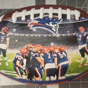 TEMPLATE Customizable Football Panel Template - Etsy