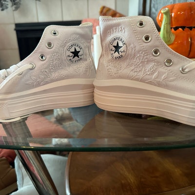 Custom Embroidered Converse High Tops/ Custom Converse Chuck - Etsy
