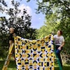 Interlaced Stars Quilt Pattern - PDF Patchwork Pattern Digital Download ...