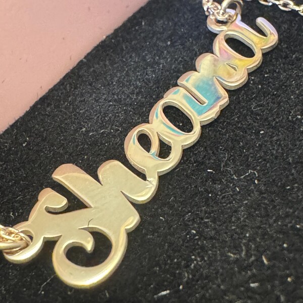 Gold Pray Necklace 14K Solid Gold Circle Necklace, Gift for Her ...