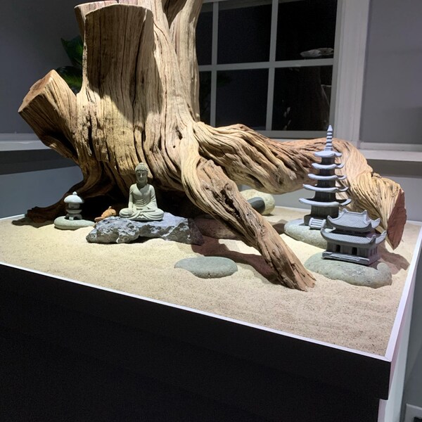 Miniature Moai Statue - Concrete Moai Garden Statue - Easter Island ...