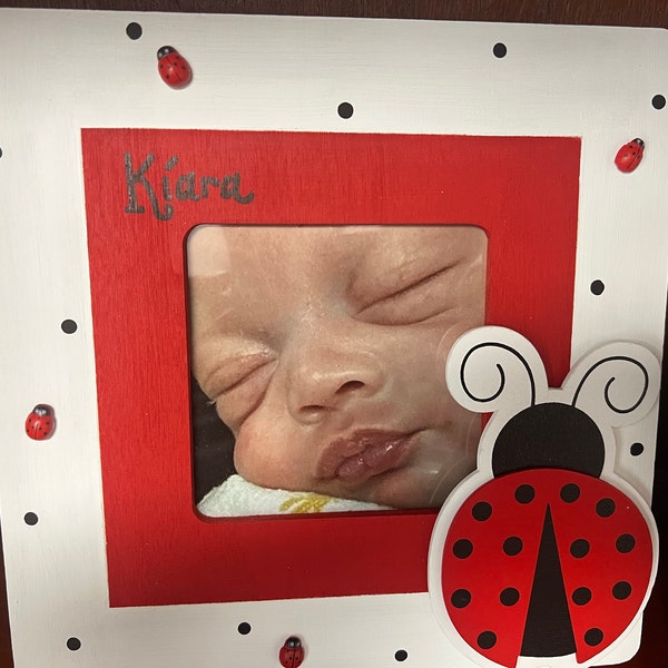 Ladybug Picture Frame, Personalized - Etsy