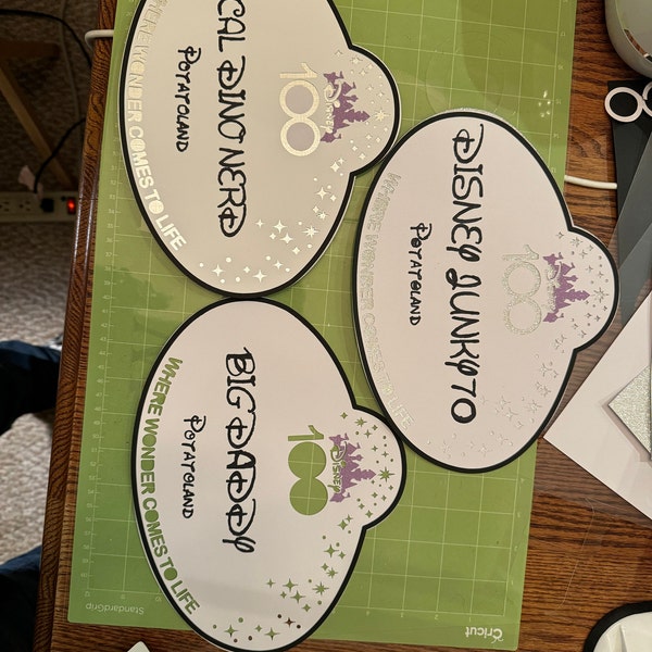 100 Years of Wonder Cast Tag SVG Disneyland Cast Member Name Tag SVG ...