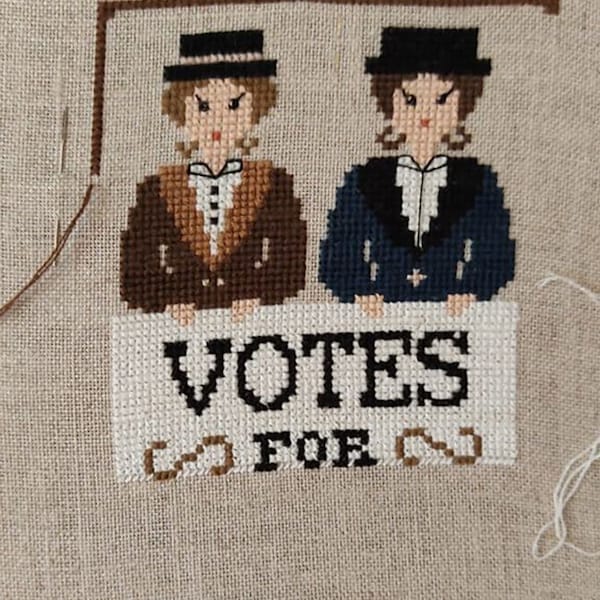 Suffragette - PDF DIGITAL Cross Stitch Pattern - Etsy