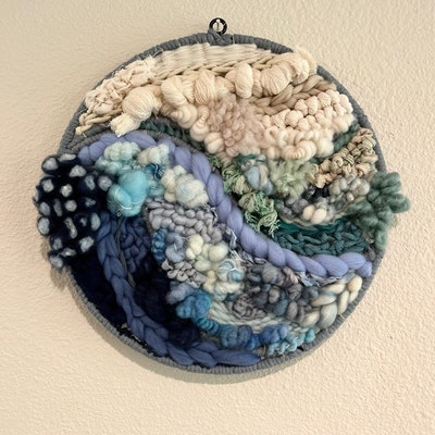 Wave Loom / Wave Frame / Ocean Craft / Wave Decoration / - Etsy