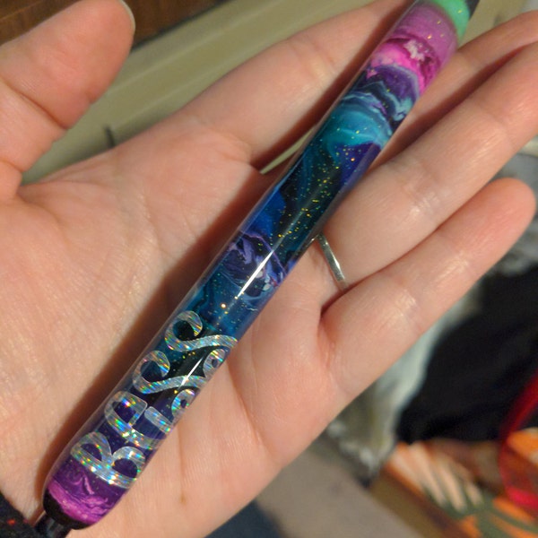 Custom Galaxy Gel Pens, Galaxy Swirl Refillable Pen, Alcohol Ink Gel ...