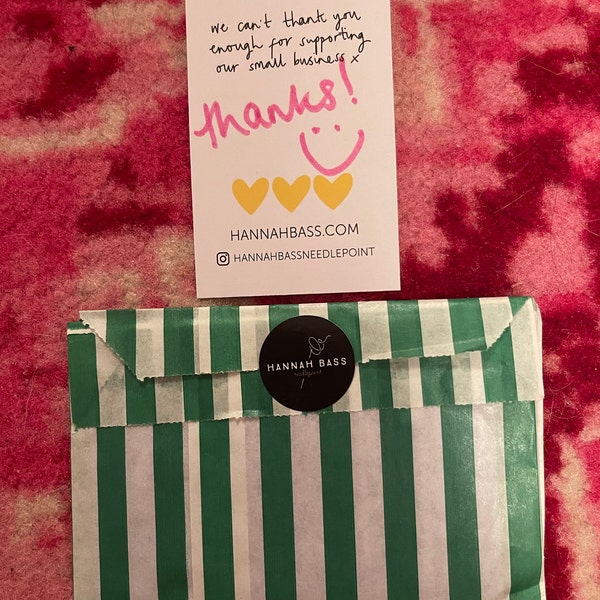 Orange Exclamation Mark ‘!!’ Alphabet Tapestry / Needlepoint Kit in ...