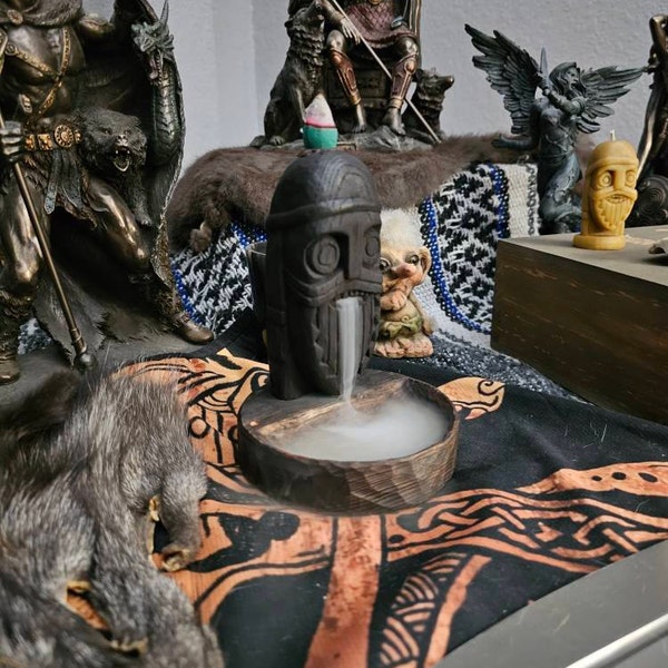 Raven Incense Holder, Backflow Burner Valravn, Crow Backflow Incense ...