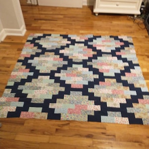 PDF PATTERN Staggered Bricks Quilt..4 Design Variations Baby, Lap, Twin ...