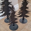 Metal Evergreen Tree / Rustic Farmhouse Mantel Decor / Christmas Trees ...