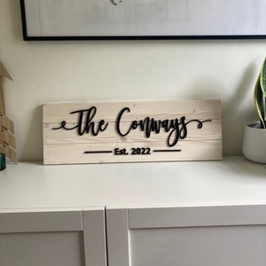 Beach House Sign Last Name Sign Custom Wood Sign Family - Etsy