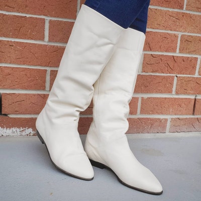80s Boots-vintage Boots-tall Women Boots-gift for Her-size 9 Boots ...