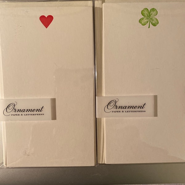 Lilac Letterpress Card Set - Etsy