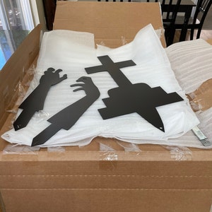 Zombie Hands Metal Yard Stakes, Zombies, Zombie Decor, Halloween Decor ...