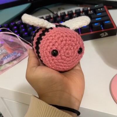 Crochet Sakura Flower Bag Tag Flower Keychain Cherry Blossom Keychain ...